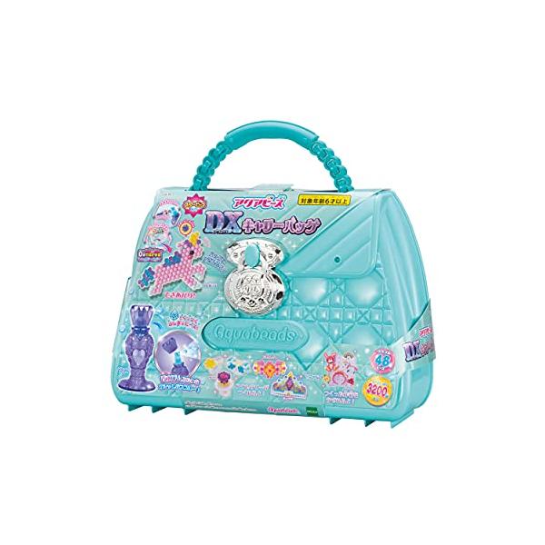 アクアビーズ DX キャリーバッグ単品・カラフル フリーサイズ AQ-S91・・Style:アクアビーズ DX キャリーバッグ単品・アクアビーズは、水でくっつく不思議なビーズ。きりふきで水をかけて、かわくとビーズがくっついてかたまるよ! す...