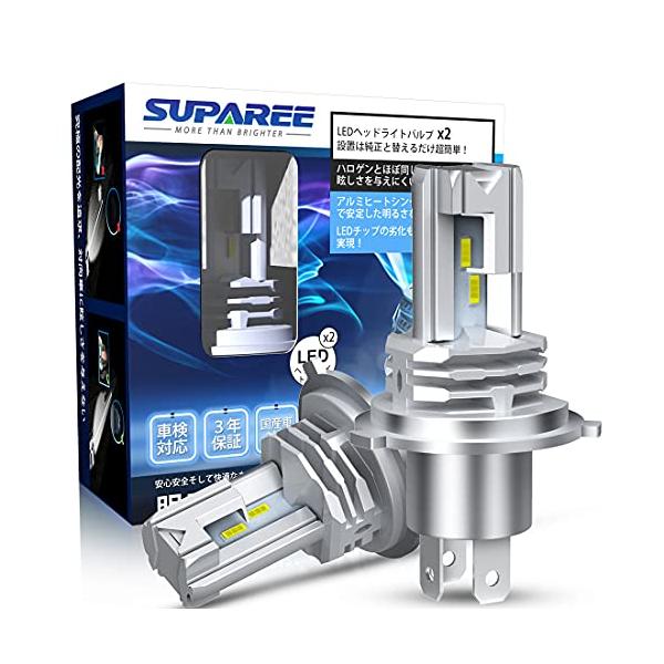 ・ホワイト H4 ・・Size:H4・【高輝度チップ搭載】LED一流メーカーCREE社製LEDチップを採用して、精確な配光によって高輝度の発光が出来ます。安定した動きとムラのない拡散性と照射も実現しバフォーマンスが大幅にUPしました！視認性...