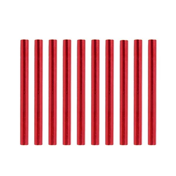 ・レッド - 10本入り  ・・Color:レッド - 10本入り・?ポール修理--テントポールが折れた、曲がった時の修理・リペア・補修の応急グッズです・?素材--陽極酸化7001T6航空アルミ材料、超軽量、頑丈、耐久、変形しにくいなどの特...