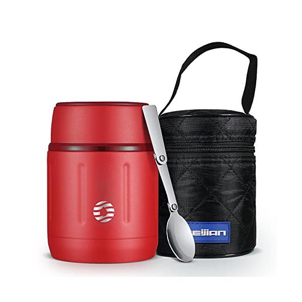 料理キッズ・レッド  MSB500・・Color:レッド・広口：サイズ：10*13.8cm 重さ：399g　容量：500ml。フードジャー式なタイプです。口が広くて、注ぎやすく、食べやすいです。・保温・保冷効果がいい：保温・保冷両用なので、...