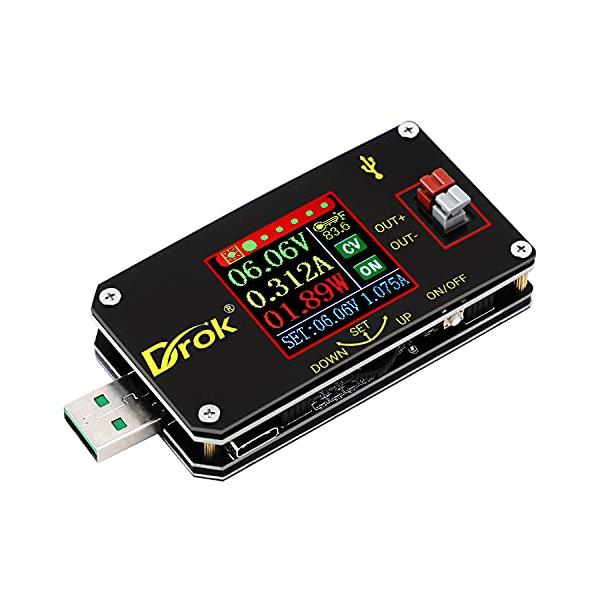 ・ 電源 ・・Size:電源・パラメータ---入力電圧範囲DC3.5-15V、出力電圧範囲DC 0.6-30V、出力電流範囲0-2A、出力電力15Wです。・応用--- OVP OCP OPP OTPLVPで一般的な昇降圧電源として使用されま...