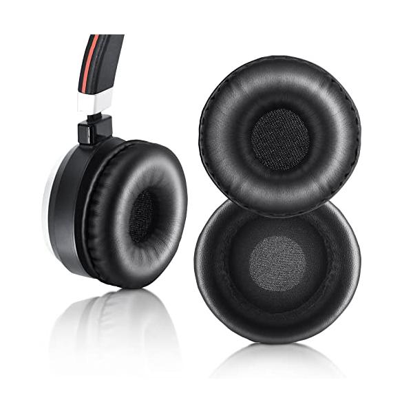 ブラック/-/627・Model:627・イヤーパッド クッションカバー イヤーパッド イヤーマフ 交換用 1組 for Jabra Evolve 20 30 40 65 ヘッドセット対応・高品質で使いやすい - このイヤークッションは、ノ...