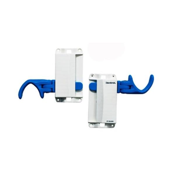 ・  866835・CPホルダー●堤防や海釣り公園などの釣りでクーラーにちょっと竿を掛けられる便利アイテム。●竿の角度・向きが調整可能。好みの角度にセットすることができます。●取り付けが簡単な両面テープ＋専用ネジ付き。※両面テープは仮止め用...