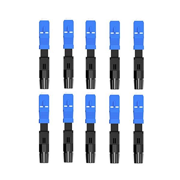 SCアダプタのコネクタ・青 3M ・・Style:SCアダプタのコネクタ・【製品特性】クイックアダプタのコネクタ FTTH 埋込・【高品質】10個セット、低損失、高性能・【互換性】シングル・マルチモード兼用・【適応範囲】光ファイバー通信シス...