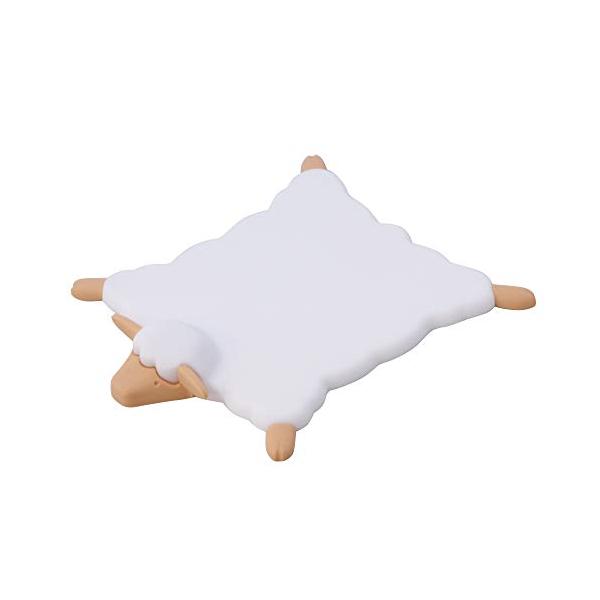 ・ヒツジ 10.3×13×1.7cm 583animal_sheep・・Color:ヒツジ・かわいい動物型シリコン製コースターです。・中国製