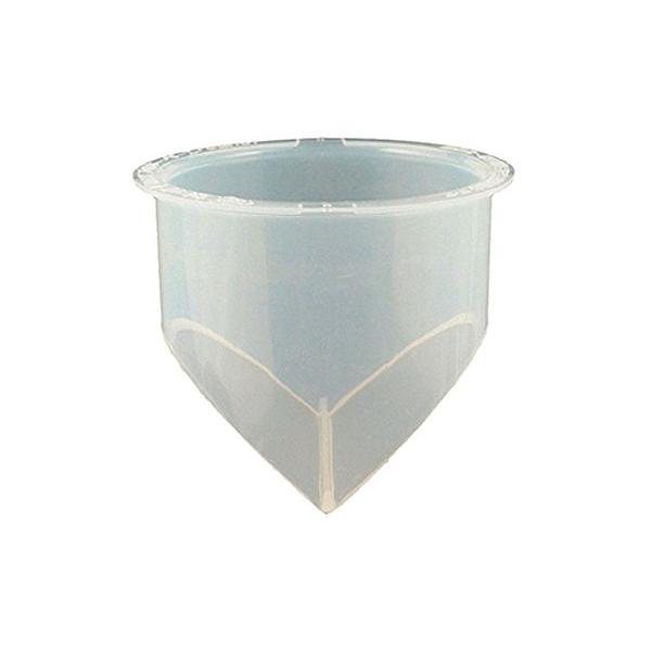 ・ホワイト 外径7.4cm 3800074・・Size:外径7.4cm・サイズ:ツバの外径7.4×ツバ下長さ6cm・素材:フレーム-ポリプロピレン/ネット-ポリエステル・生産国:中国・筒部の最大径:6.6cm