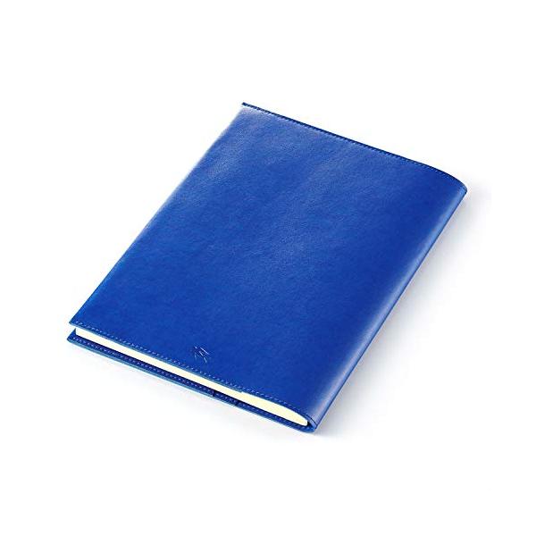 ・ネイビーブルー  GPU-B5NC-06・・Color:ネイビーブルー・上品なPUレザーを使用・表紙と裏表紙を差し込める両袖タイプ・厚さ1cm程度の厚手のノートを装着可・書類などを収納できる内ポケット付き・サイズ約W190×H263×D10mm
