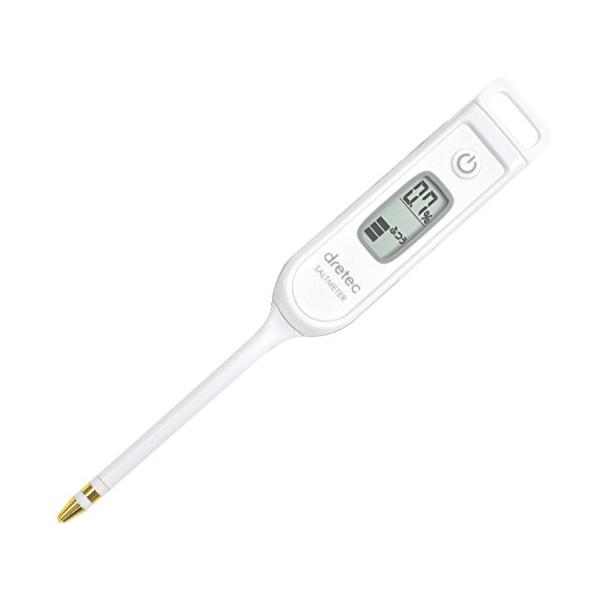 6段階デジタル表示・ホワイト 長さ約19cm EN-901WT・0.1%単位で塩分濃度を測定します。(0.3〜1.5％)・6段階で濃度レベルを表示します。・3段階で味付け判定を表示します。・自動でOFFになるオートパワーオフ機能付で電源を切...