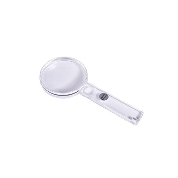 2.5倍・transparent  2612-60B・・Style:2.5倍・倍率:2.5倍・レンズサイズ:直径60mm・本体サイズ:幅67×長さ155×厚さ12mm・本体重量:44g・レンズの種類:球面凸(両面可視)