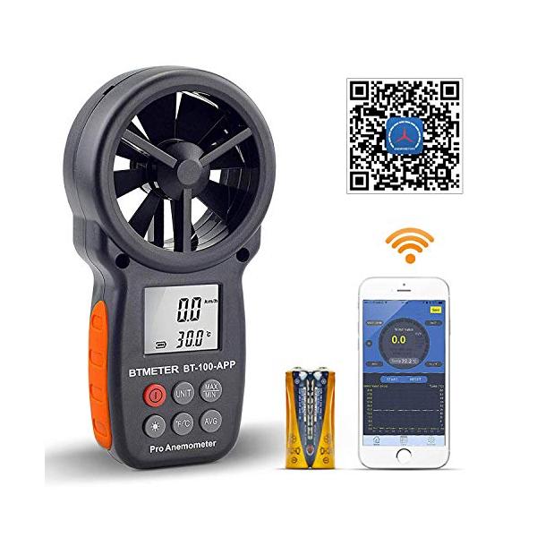 100-APP-NEW・BT-100-APP(進化版APP接続あり)  ・・Color:BT-100-APP(進化版APP接続あり)・?【携帯APPに接続する】BT-100APP風速計はスマートフォンに接続できます。リアルタイムで風の計測を...