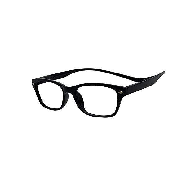 ・ブラックフレーム　+2.50  ・・Color:ブラックフレーム　+2.50・シンプルなのに高性能なシニアグラス！！紫外線99.9％以上カットはもちろん有害とされるHEV（400nm〜420nm）の波長を効果的にカット！！、ブルーライト4...