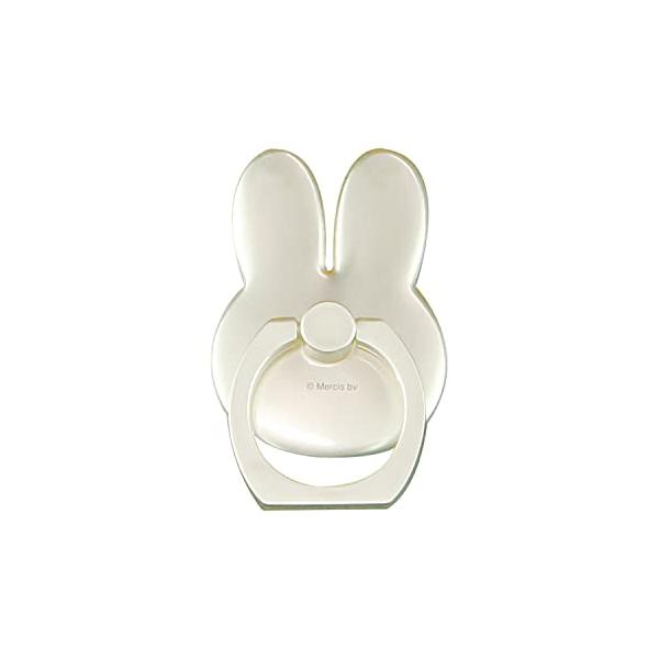 ・ホワイトシルバー  ・サイズ:3.4×5.5×0.6 cm・安心してスマートフォン操作ができる・illustrations Dick Bruna (C) copright Mercis bv 1953-2020