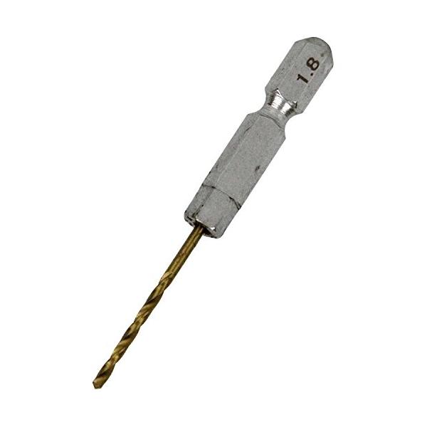 適長・シルバー 1.8mm 1.8mm・・Size:1.8mmStyle:適長・サイズ:1.8mm・標準穴あけ可能厚:(鉄)2.0mm・(木)らせん溝長の2/3程度・軸:六角軸6.35mm・使用電動工具:充電式インパクトドライバー・ドリルド...