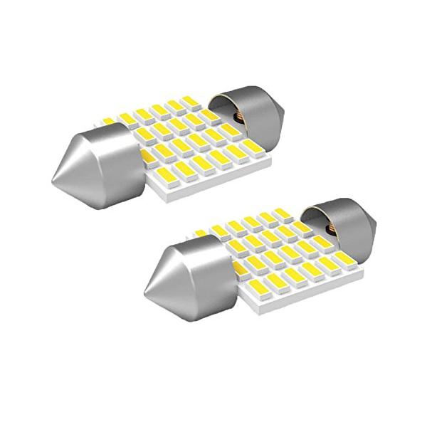 ・ T10-31MM-24SMD ・・Size:T10-31MM-24SMD・√超高輝度3014表面実装型LED×24搭載 T10×31mm球（口金S8.5）型LED・√DC12-24V車用 ／ サイズ 全長 ： 約31mm　幅 : 約18...