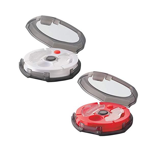 ・ピンク  CS-301L・・Color:ピンク・カラー：ピンク / 回転フレームカラー：スモーク・スプールサイズ(mm)：φ47×8 / ケースサイズ(mm)：56×52×14・素材：スプール ABS・PP / ケース PP