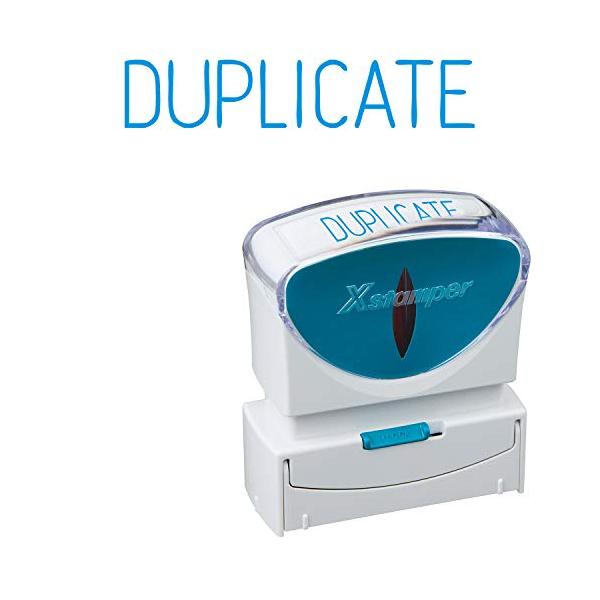 ・藍/DUPLICATE 印面13×42mm X2-B-11123・・Color:藍/DUPLICATE・印面サイズ13×42mm・印面内容DUPLICATE・特長1キャップをロックできるから、インクで汚れることなく保管できます・特長2本体...