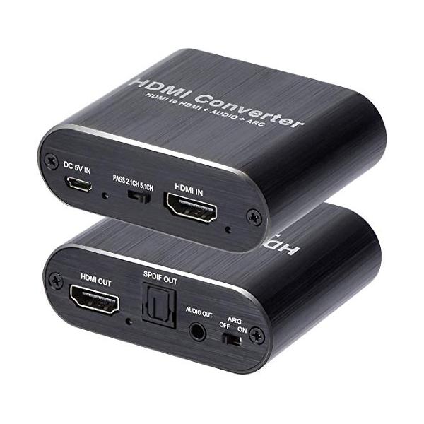 HDMI音声分離器+SPDIF+3.5mm・HDMI 音声分離器 HDMI音声分離器+SPDIF+3.5mm ・・Style:HDMI音声分離器+SPDIF+3.5mm・【ARC機能をサポート】内部のTV（HDTVチューナーや内蔵ストリーミ...