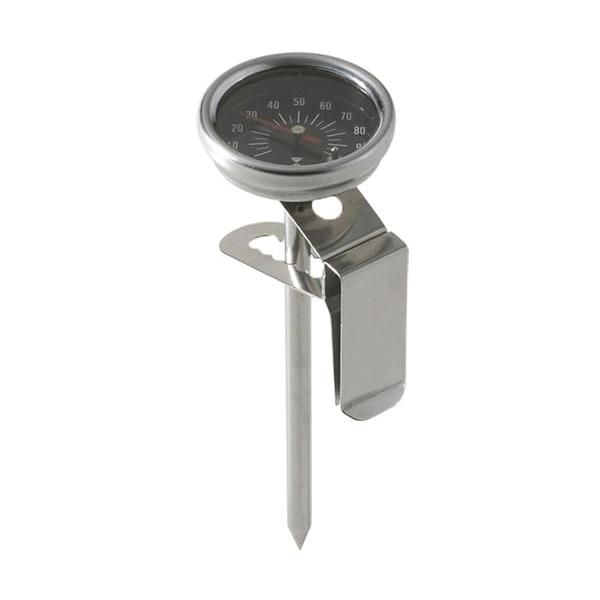 新モデル09.)温度計/-/46966・パッケージ個数:1・サイズ(約):温度計/径3.5×全長11cm、クリップ/幅1.5×奥行4.5×高さ5cm・本体重量(約):23g(セット)・素材・材質:本体・クリップ/ステンレス鋼、レンズ/強化ガ...