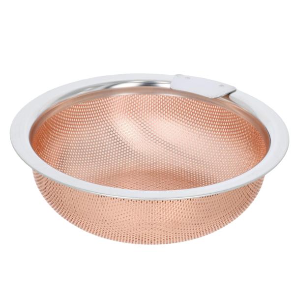 純銅製・ブロンズ×シルバー 大(排水口径125~145mm対応) 大・・Size:大(排水口径125~145mm対応)Style:純銅製・排水口のゴミ受けに・排水口径:(約)φ125〜145mmまで対応・材質/本体:純銅、枠:18-8ステン...