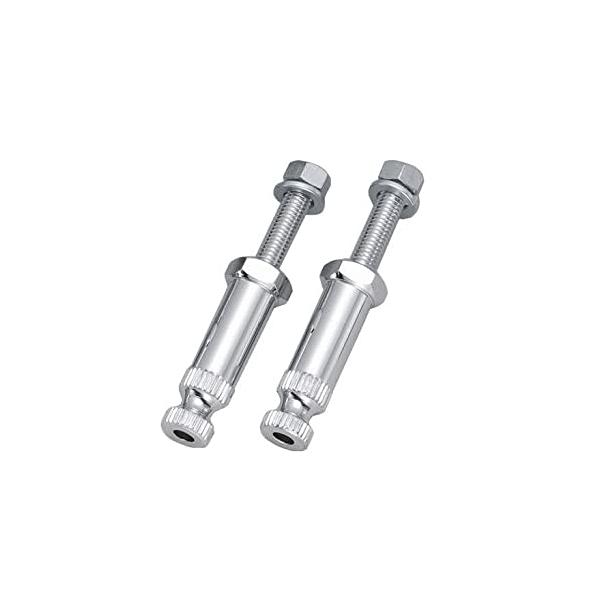 ・メッキ  217-1041・シャフトタイプのウインカーステーです。・M8 / 88×34m・カラー：メッキ・2個セット