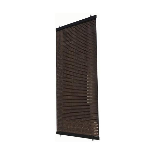 ・ブラウン 60×135cm SN-6013(BR)・・Size:60×135cm・梱包サイズ:62.5cm×6.0cm×6.0cm・製造国:中国・本体重量:約320g・材質:本体/ポリエチレン、桟/塩化ビニル、縁/ポリエステル、フック/A...