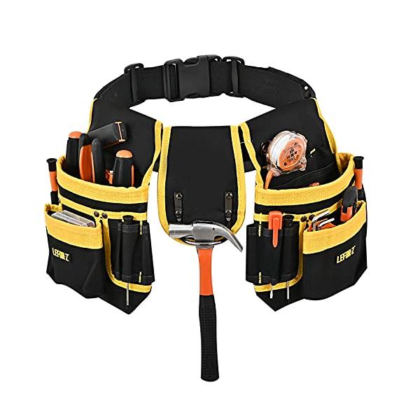 ・  R Tool Belt-Nylon・調節可能当社のツールベルトは、超長い調節可能なベルトとクイックリリースバックルがあり、31インチから48インチまでの幅広い調節が可能です。・取り外し可能他の工具ベルトと違って、弊社の工具ベルトは3つ...
