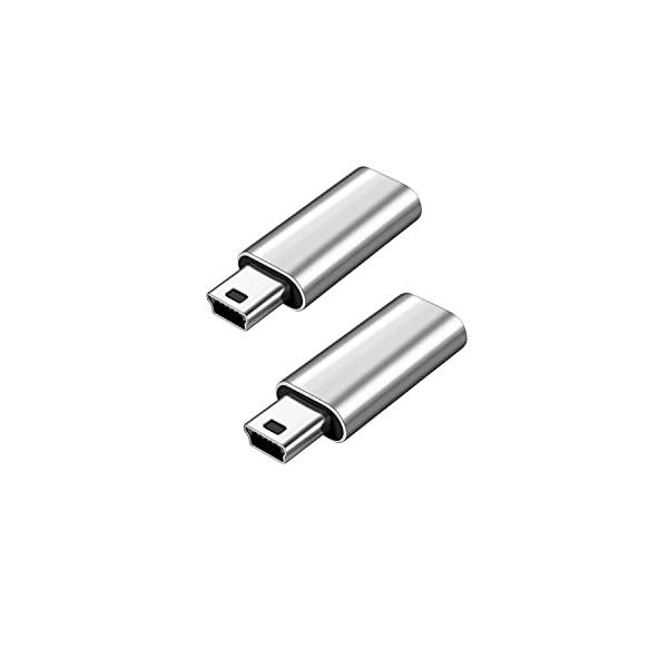 ・シルバー  ・・Color:シルバー・USB C Mini USBアダプターUSB Type Cケーブルしかない場合、本製品を使用して、接続するだけであらゆる設定が不要となりタブレットなどUSB type ｃをMini USBに迅速に変換...