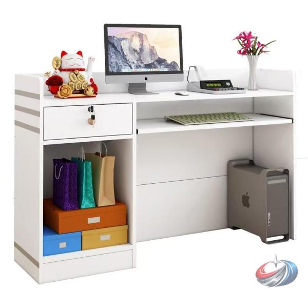 部品不足/部品不良の場合は再発送対応致します。返品・返金は不可です。 長距離輸送のため、細かい瑕疵は避けられませんのでご了承ください。【モダンスタイル】スタイリッシュで絶妙なフロントデスクで、完全にモダンなスタイルで作られており、ゲストや同...