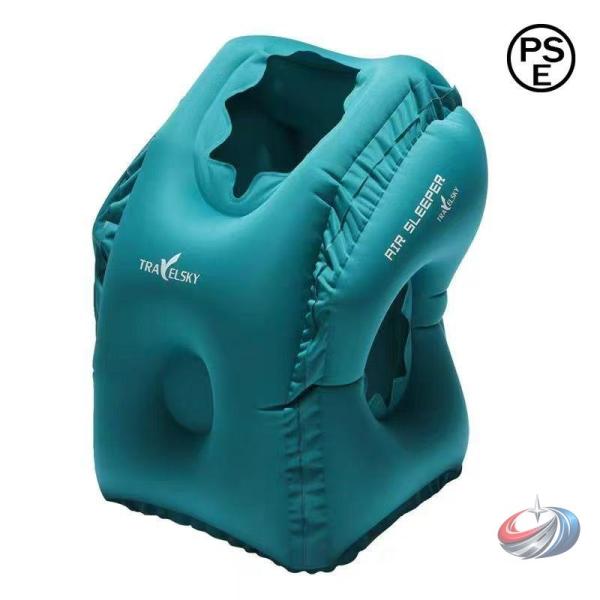 【詳細】素材：優しい軟質PVCフロッキング（起毛）（6Pとホルムアルデヒドの制限基準に適合）サイズ：45*34*31cm　折りたたみサイズ：17*20ｃｍ重量：0.36ｋｇ【特許取得】特許取得の大口径デザインで、膨張効率アップ！バルブを開き...