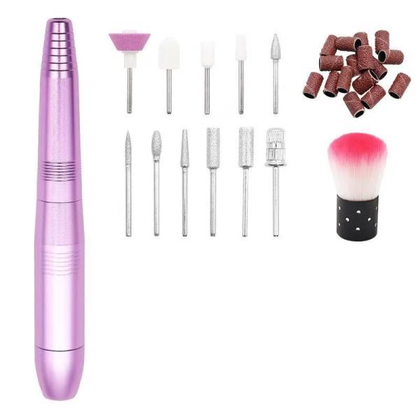 【プロの電動ネイルケアセット】2021年の最新ファッションデザインを採用しており、12 in 1―（6研磨ベルト、5種類のマニキュアドリルが含まれています。）多機能ネイルケアセットなので、ご自宅でも簡単にネイルケアができるので、低コストでま...
