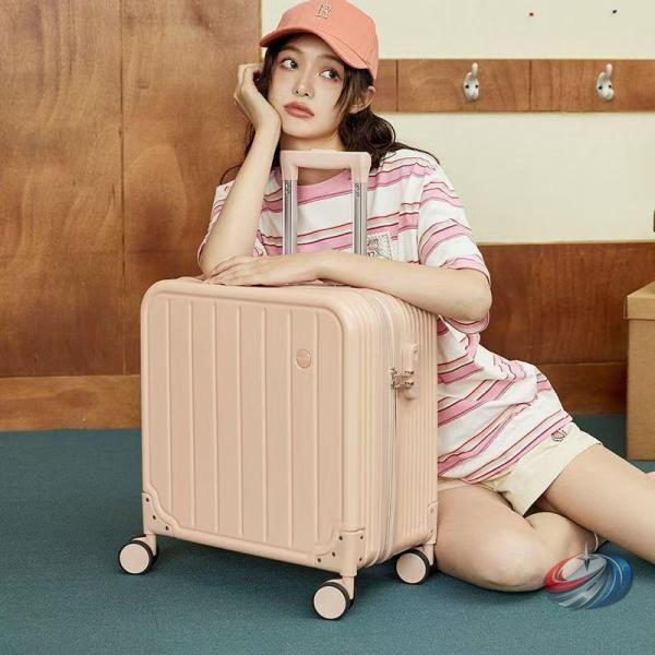 【商品コード】:y497338 【素材】：ABS+PC素材（ボディー）+アルミ合金（キャリーバー）+エコポリエステル生地（内張り） 【カラー】：6色 【サイズ】：（約）18inch（高い45*幅41*厚み21cm） 20inch（高い47*...