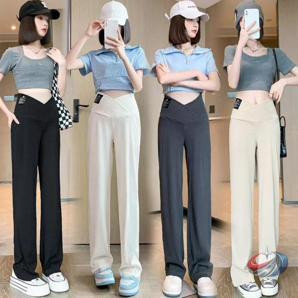 マタニティ パンツ レディース ワイドパンツ ズボン リブワイドパンツ リブ 美脚 保温 脚長 ずぼん 長ズボン 無地 マタニティズボン●商品名：マタニティワイドパンツ リブワイドパンツ●素材：＜薄手＞ポリエステル　/　＜厚手＞綿●カラー：...