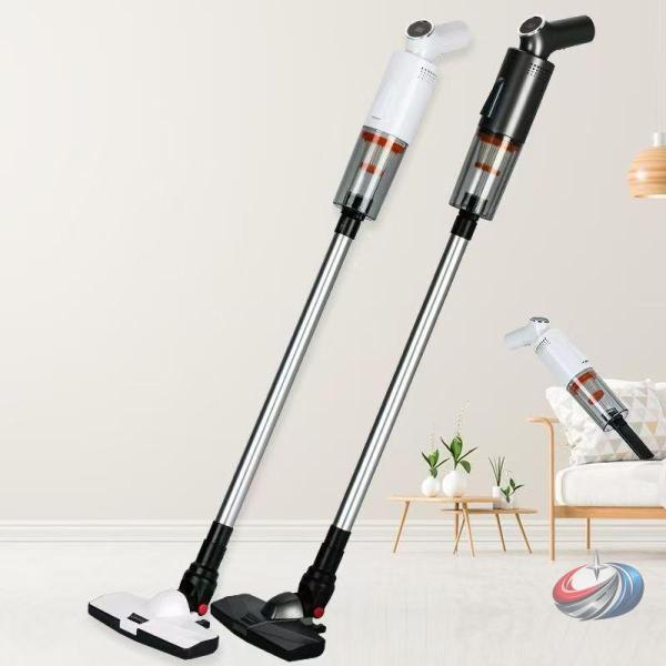 吸込仕事率約90％UP※でぐんぐんキレイ！極細軽量スティッククリーナー。◆ サイクロンストリームヘッド縦方向のサイクロン気流で、細かなほこりもかき出し吸い上げる！ヘッドサイドのゴミもパワフル吸引。ダストピックアップ率99％！※27000Pa...