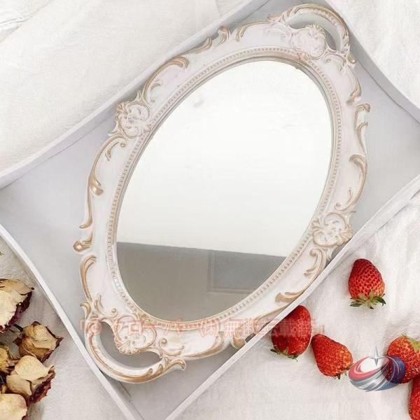 多機能トレイ: ジュエリー、アクセサリー、香水、化粧、スキンケア製品の整理、また理想的なサービングトレイ (食品に直接触れないように) に最適なミラー加工化粧台。美しいヨーロッパスタイル :ヨーロピアンスタイルのミラートレイは、花柄の模様が...