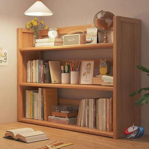 強い安定性：家庭用本棚、耐久性があり、非常に安定しています。堅牢な構造により、優れた強度と耐荷重性を保証します。各棚は所定の位置にしっかりと固定されており、本やその他のアイテムを安全に保管できます。長期間使用しても変形しにくいです。省スペー...