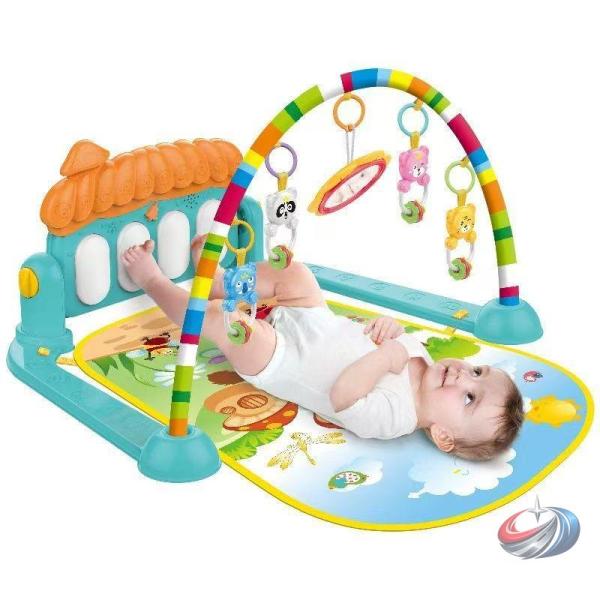 対象年齢:お誕生~。電池:単3×2本(付属していない)。マットは洗濯機で洗えます。ピアノには3つのモードがあり、それぞれが異なる歌や音に対応しています。アーチ、ピアノ、おもちゃは取り外しができて、成長に合わせて長く遊べるベビージムに可愛いブ...