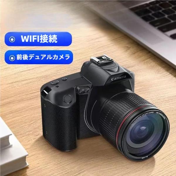 前後イメージセンサー：CMOS 1/1.68最大ピクセル/解像度：6400W/4 Kレンズ角度：120°（望遠レンズ）LEDディスプレイ：3.0インチIPS（480 x 852）オプション組み合わせ部品：62 mmマクロレンズ、マイク、補光...