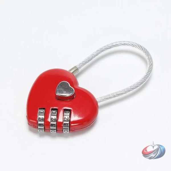 ハート型のデザインが可愛い南京錠です。お好きな数字を組み合わせて施錠するだけ♪スーツケースやロッカー、宅配ボックスなどの盗難対策に適なアイテムです◎【サイズについて】画像をご参照ください。【素材について】合金【カラーについて】生産ロットによ...