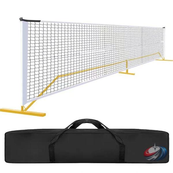 説明:[ポータブルピックルボールネットセットシステム]: 当社のバドミントンテニスネットセットには.金属フレーム1個.ネット1個.キャリングバッグ1個が含まれており.保管と持ち運びが簡単で.屋外テニススポーツにポータブルです.[サイズ]: ...
