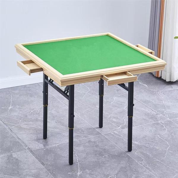 麻雀台 麻雀テーブル 折りたたみ式 麻雀 卓ステンレススチールフレーム 麻雀 天板 4 つの高さ調整 リビングにも調和する美しい木製デザインの麻雀卓 麻雀愛好家