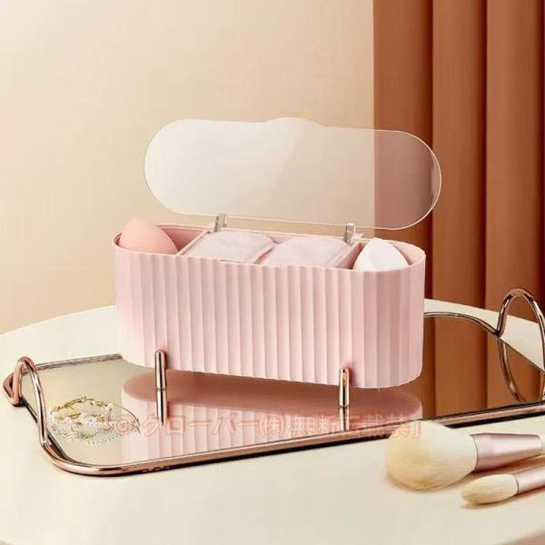 シンプルだけどとっても可愛い♪小物入れとしても使える、コットン＆綿棒ケースです。コスメ用品の収納にオススメです◎4種類からお好きなカラーをお選びください。【サイズについて】画像をご参照ください。【素材について】PP、PS【カラーについて】生...