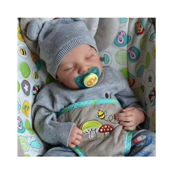 48cmリボーンドール赤ちゃんリアルな赤ちゃん人形手作り幼児人形ビニールシリコンリアルな赤ちゃん人形新生児リボーンガールおもちゃ