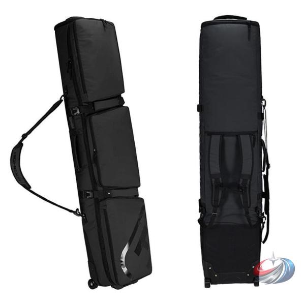 防水 スノボ バッグ リュック ケース スキーブーツ バッグ リュック可能) 耐低温コーナーホイール バックパック ウェア、板、ブーツ、アクセサリーなど収納可 15