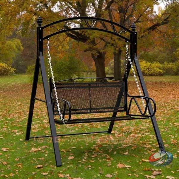 【金属製フレーム構造の特長】ガーデンスイングチェア 高硬度の高品質錬鉄素材、双??化?漆工?、強い柔軟性、耐摩耗性を備えた金属製フレーム。スイング ガーデンベンチ 2?3人が快適に座れるスイングチェアは、ポーチ、パティオ、裏庭などに最適なプ...