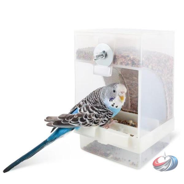 バードフィーダー 鳥 餌入れ 水入れ 自動 小鳥 餌台 食器 インコ 自動給餌器 自動給水器 オウム えさ入れ えさいれ 鳥の餌台 500gの大容量 大容量で、フードがたっぷり入ります。残量も一目で分かるクリアカラーで、長時間のお留守番も安...