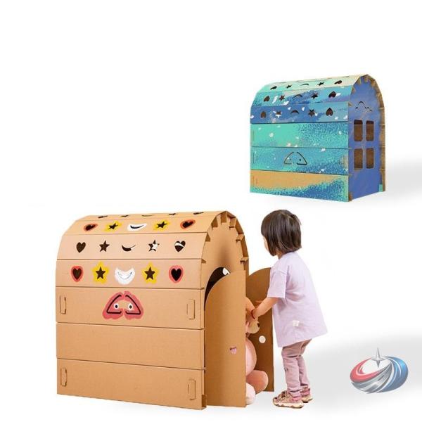 ダンボールオンリーハウス白|段ボール おもちゃ 子供用 キッズ 子供用テント 組み立て式 こども クリスマス 誕生日プレゼント 男の子 女の子 2歳 3歳 収納簡単商品説明・軽いので移動が楽チン。・段ボールなので処分が簡単。・段ボールは再利...