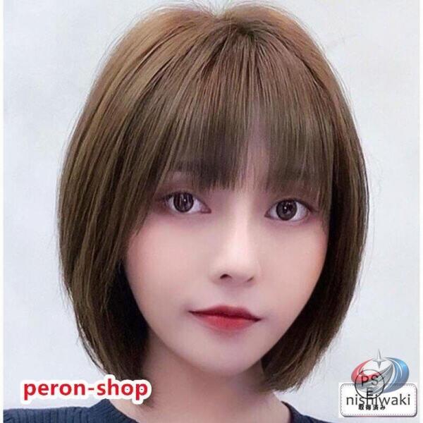 【商品状態】新品未使用【商品内容】100%人毛ウィッグ、専用ネット（無料付き）【サイズ-CM】フリーサイズ  後：30CM【商品特徴】人毛感覚の自然な髪質、軽量、長時間被っても疲れないフルウィッグです。100%人毛を使用しますから、光沢・手...