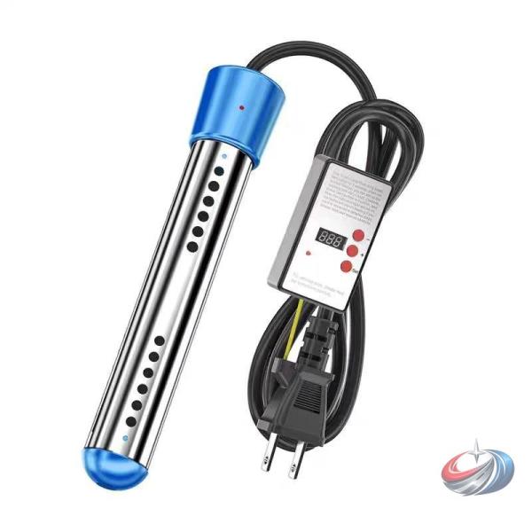 高速暖房 110V 1500Wの電力で5ガロンの水を数分で暖めることができます。ヒーターを挿入する前に、ヒーターが完全に水に浸っていることを確認してから、使いやすい電源を接続してください。安全で便利 湯沸しヒーターには自動シャットダウン機能...