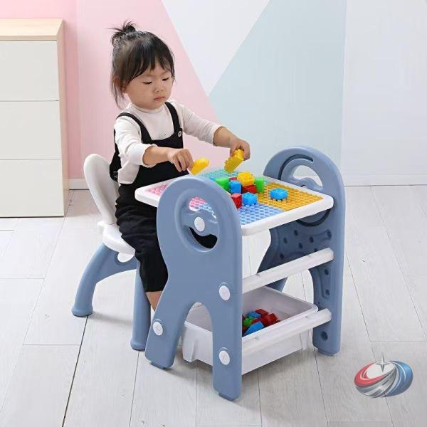 商品内容 お絵かきボード+ビルディングブロック+いす +イレーザ+ペンサイズ/寸法 テーブル：約40×33×70cmいす：33×33×45cmその他商品説明 カラー：ピンク、ブルー、グリーン、ホワイト製造元：中国注意 ・椅子組み立ての時に必...