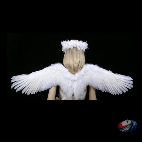 商品紹介：商品を背負って頂くことで徐々に背中に沿っていきますので、画像のような曲がった状態になっていきます。 また、納品させて頂きます段階では、羽がまとまっておりますので立体的ではございませんが、 商品を開封して頂きまして、羽が空気に触れる...